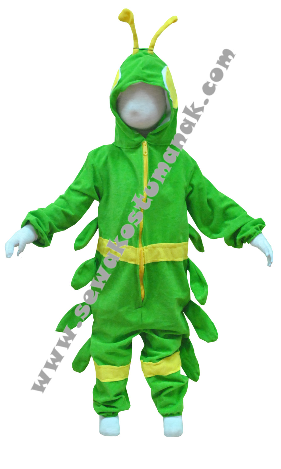 Kostum Binatang Ulat | Kostum Kepompong